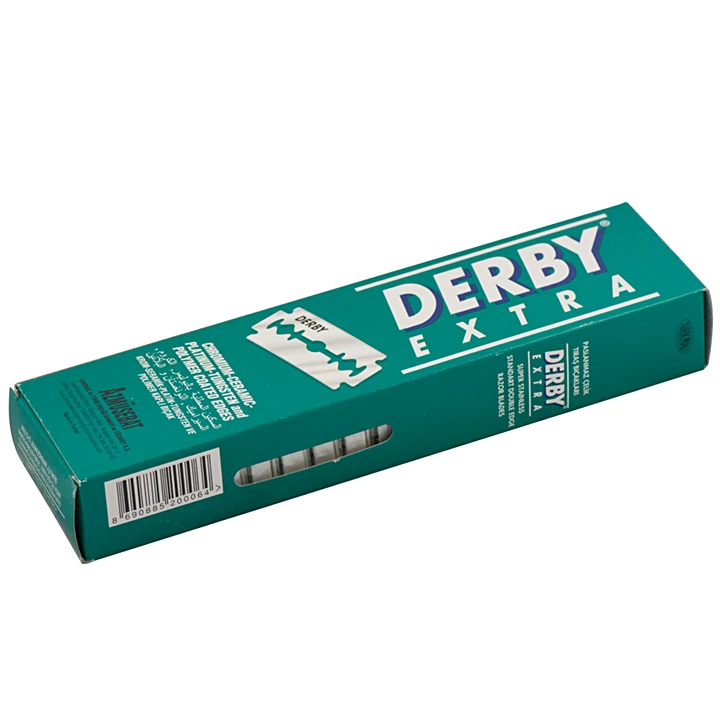 Derby Razor Blades 100 pack | Sharp & Great Value DE Blades