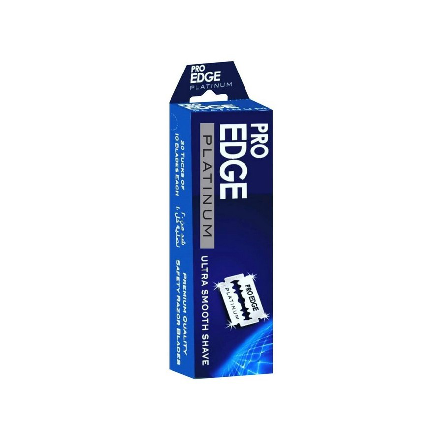 RK Blades Pro Edge Platinum Double Edge Blades - 100 pack