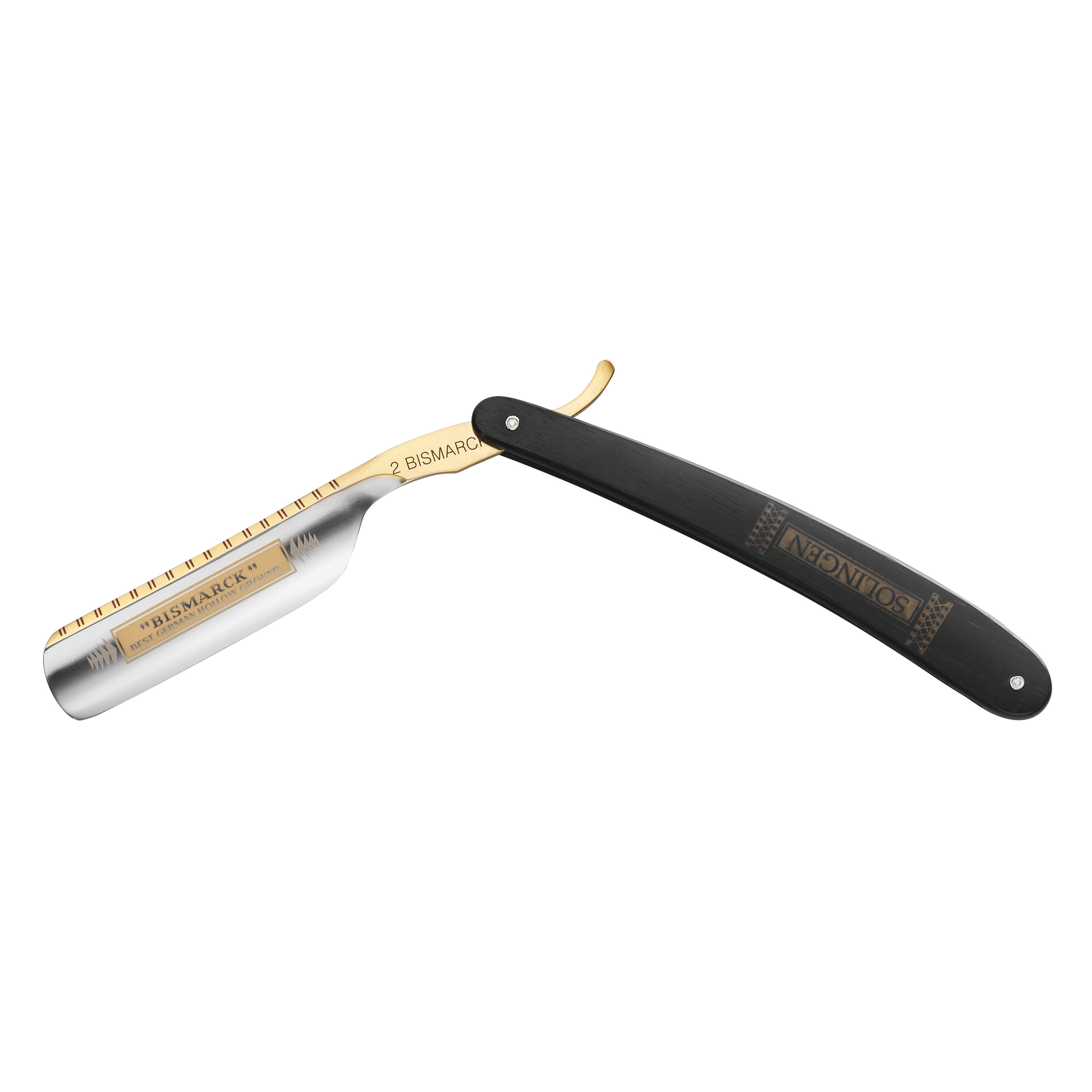 Dovo 10681082 "Bismarck" Ebony Straight Razor